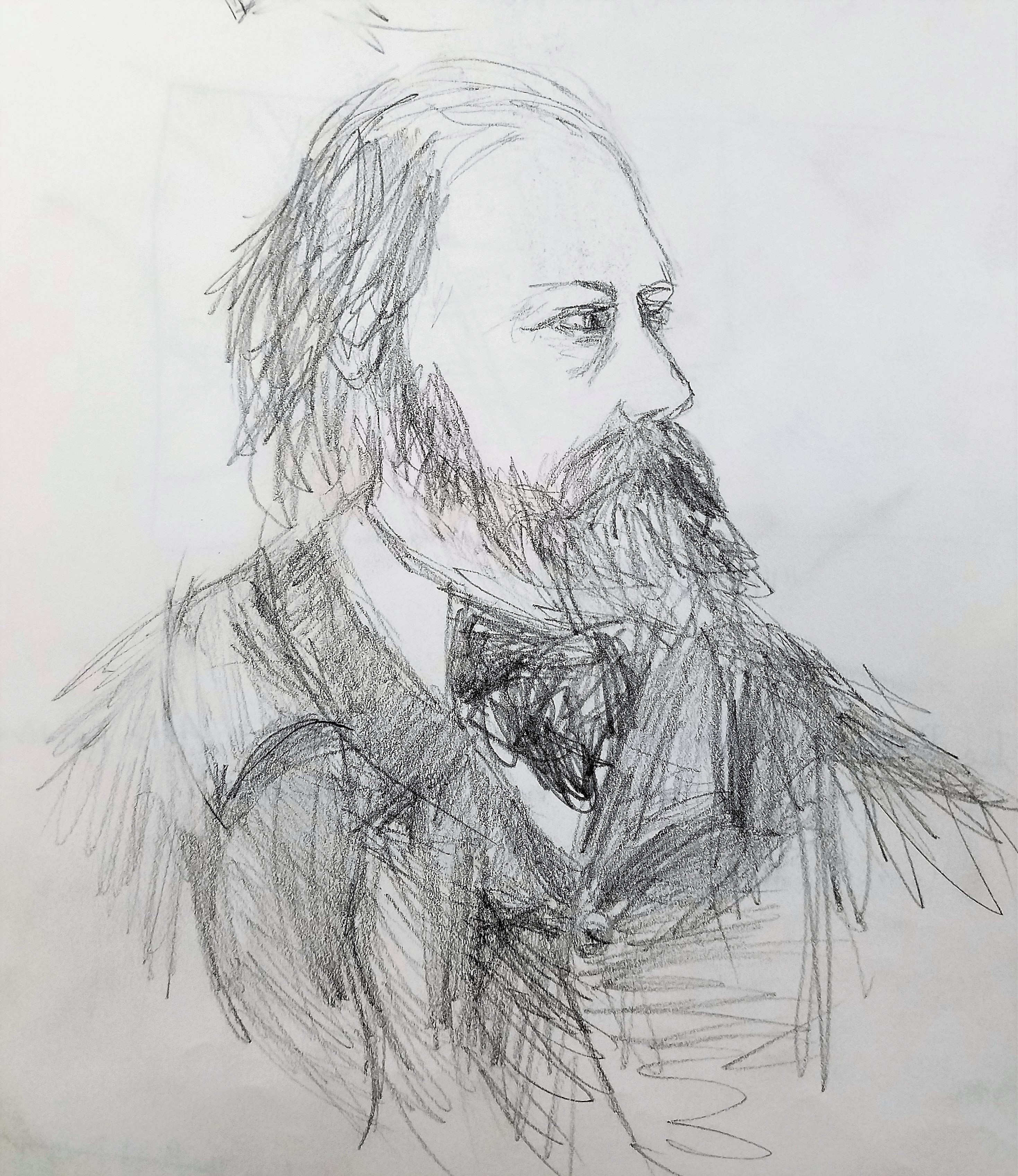 Back in Time Part 1 - High School Sketches - Amdall Gallery